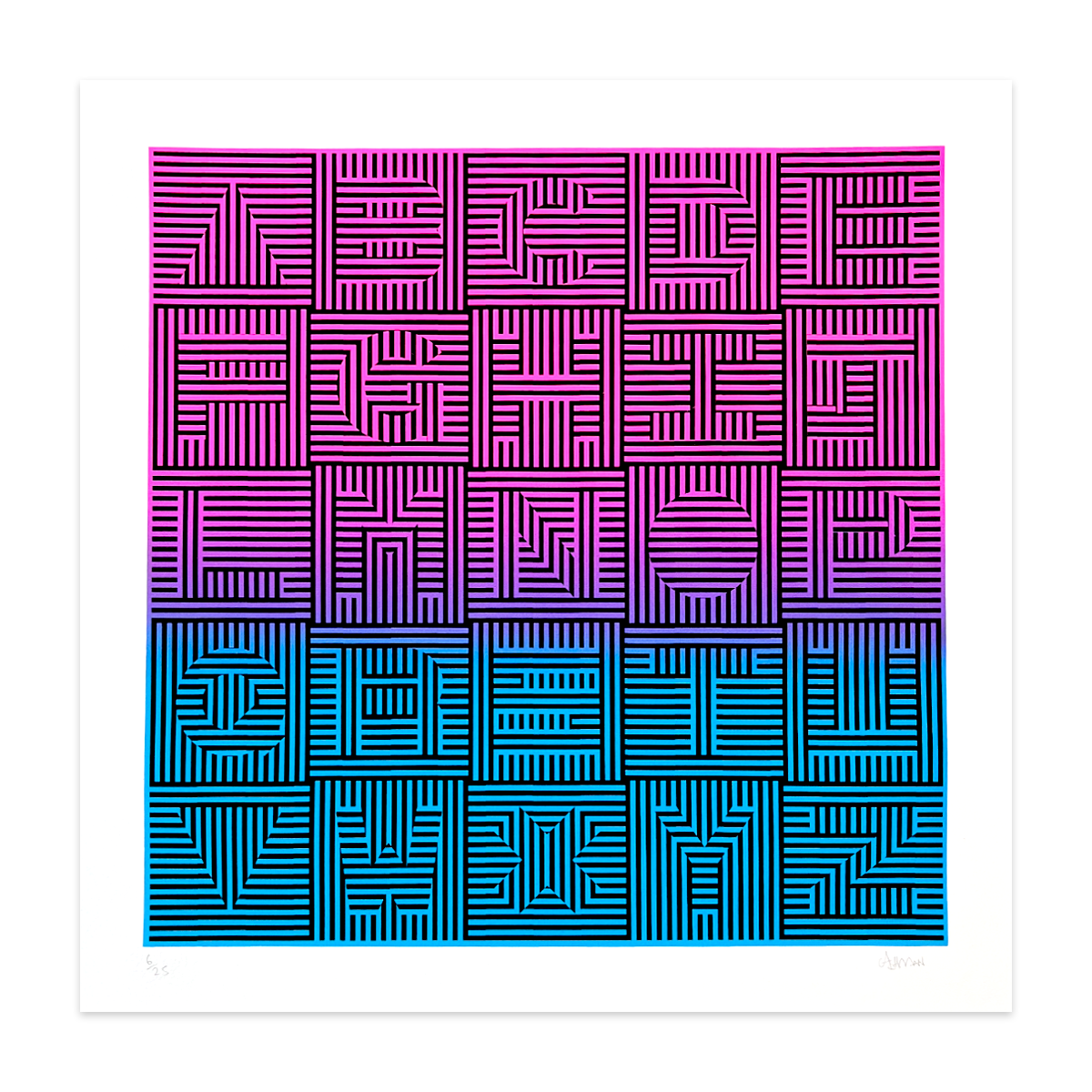 Alpha Hippy (Neon fade) - Carl Cashman – Ourtypes