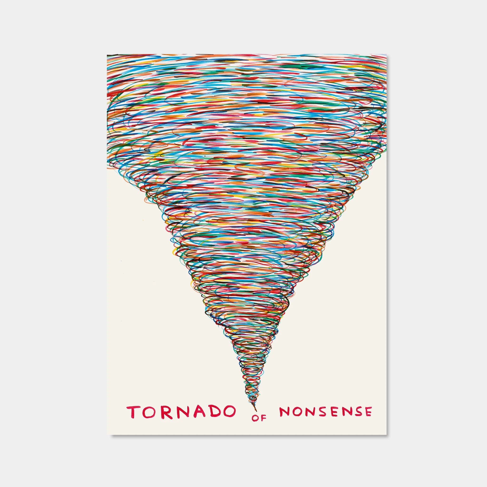 Untitled (Tornado of Nonsense) (2021) Poster – Ourtypes
