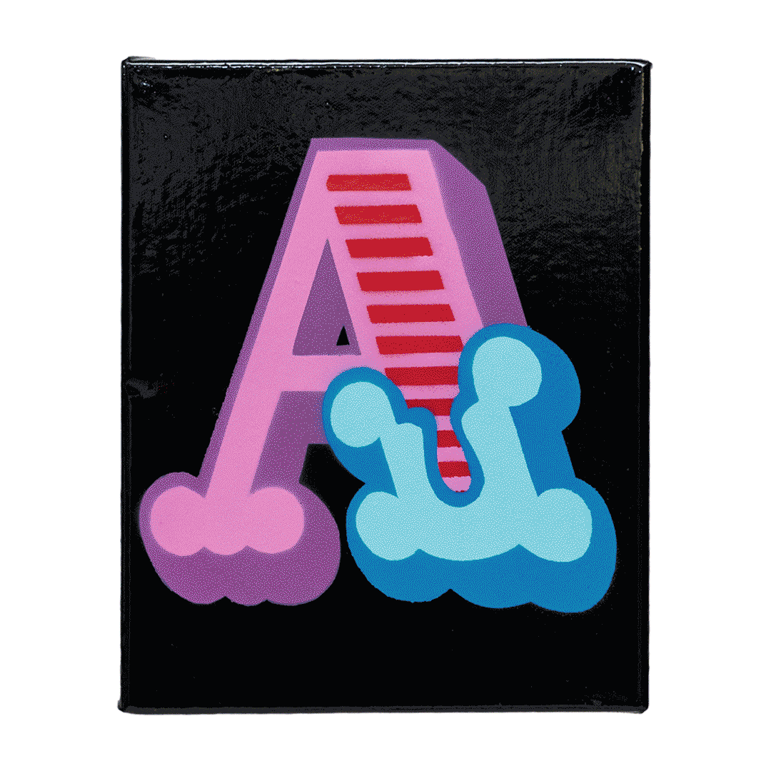 Single Letter Canvases - Ben Eine – Ourtypes